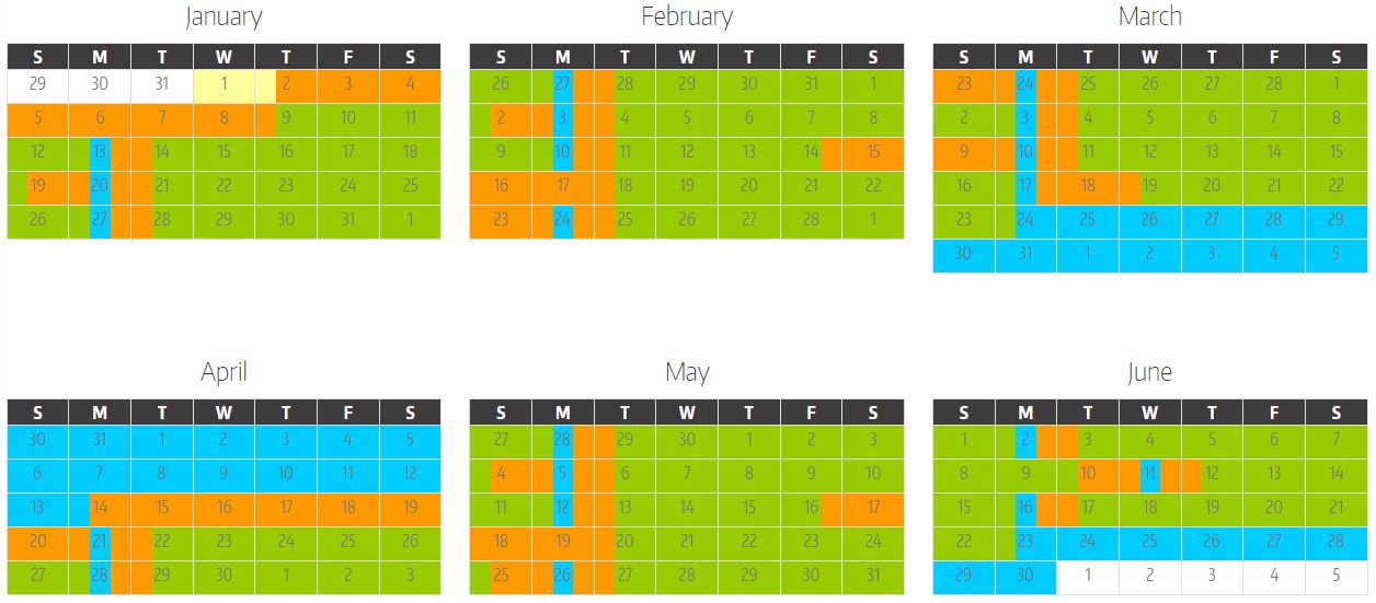 Operations Schedule - Canadian Light Source